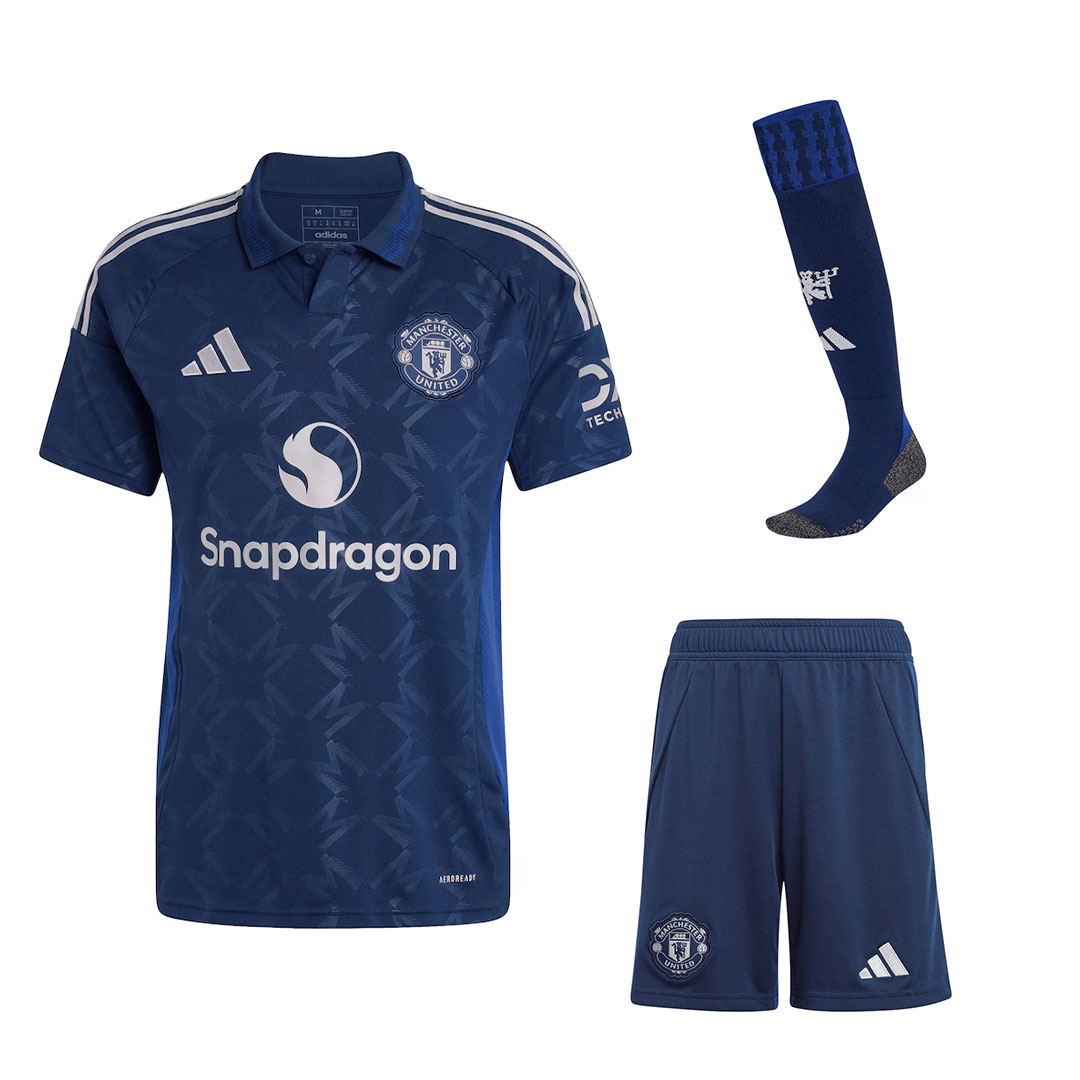 Manchester United 24/25 Deplasman Forma Şort Konç Set – JoseForma