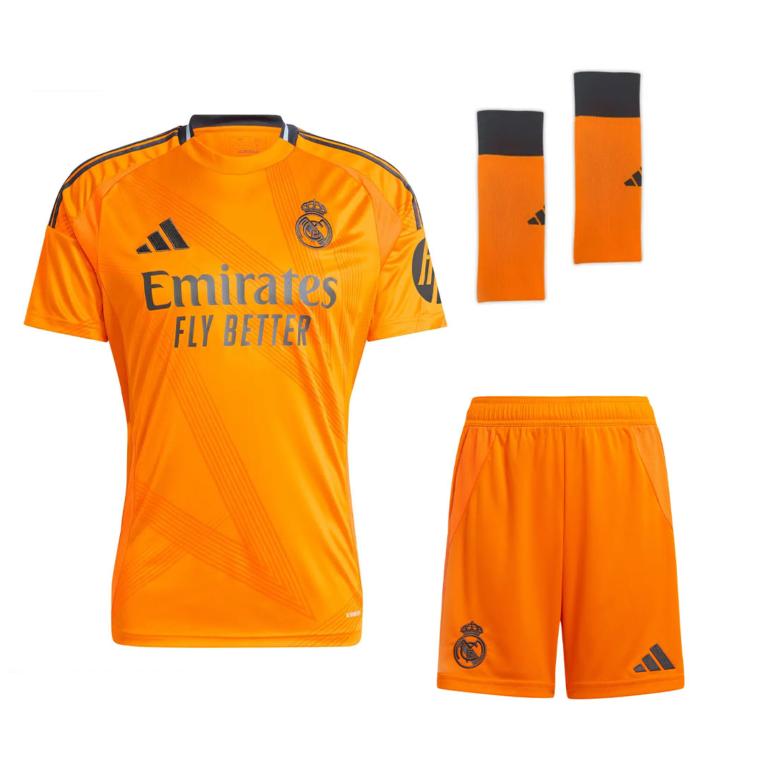 Real Madrid 24/25 Deplasman Forma Şort Konç Set – JoseForma