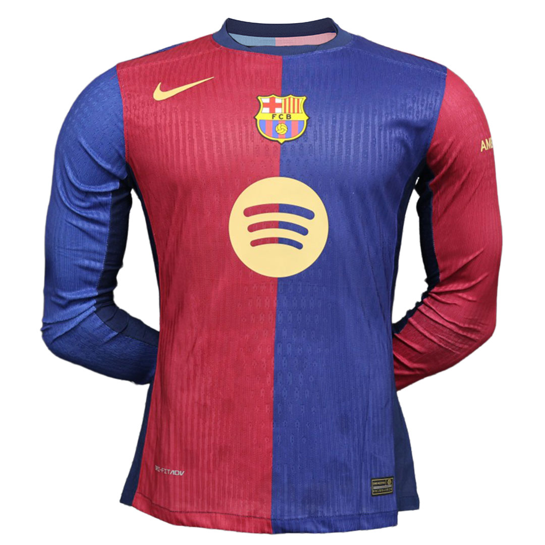 Barcelona 2024/25 İç Saha Uzun Kollu Profesyonel Maç Forma – JoseForma