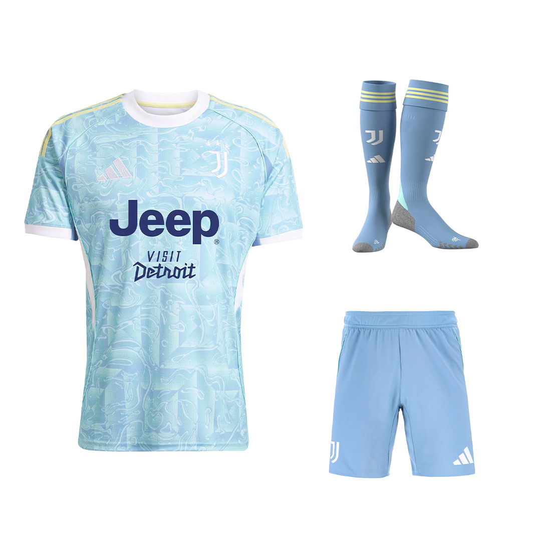 Juventus 25/26 Deplasman Forma Şort Konç Set – JoseForma