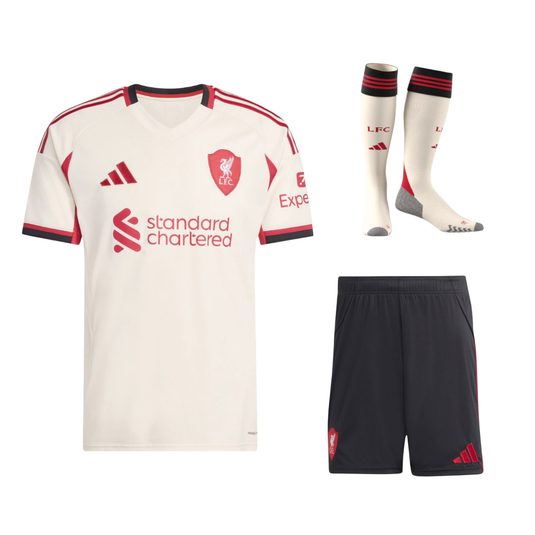 Liverpool 25/26 Deplasman Forma Şort Konç Set – JoseForma